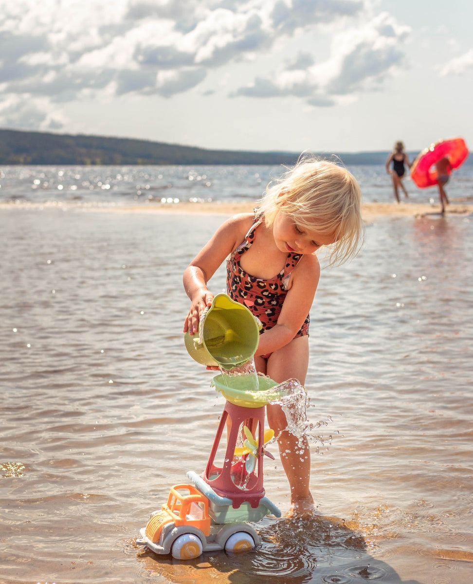 Ecoline Sand & Water Mill with Jumbo Tipper Truck by Viking Toys – Timeless Toys