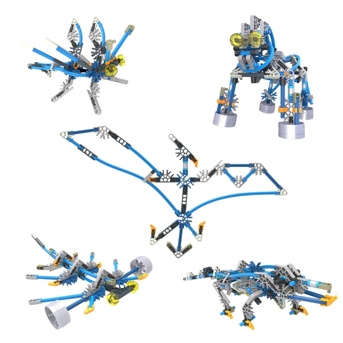 K'nex Cyborg Creatures Building Set - 196pc / 15 builds - 7yrs ...