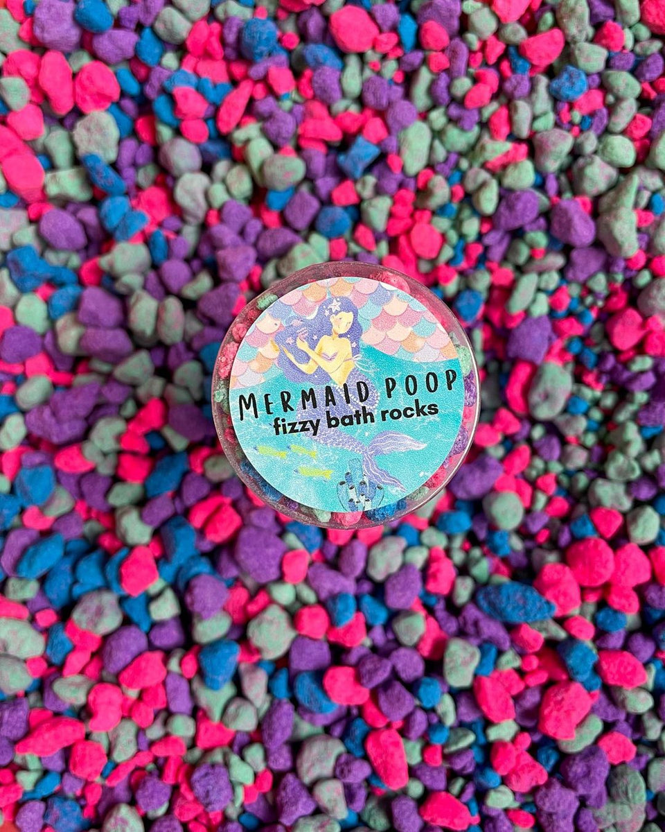 Mermaid Poop Fizzy Bath Rocks – Timeless Toys