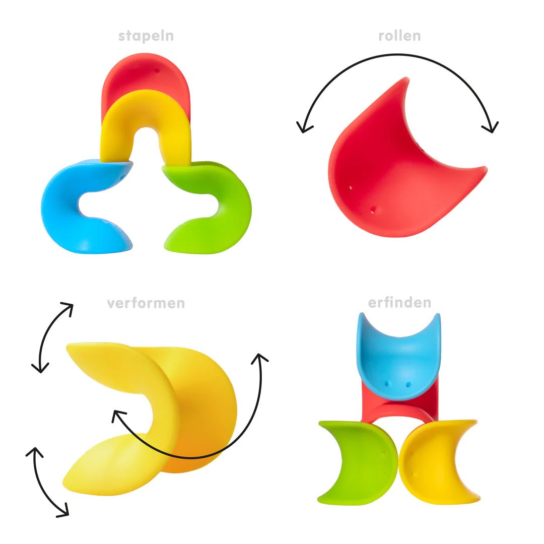 Ulu - 4pc elastic Fidget and Wobble toy by Moluk – Timeless Toys