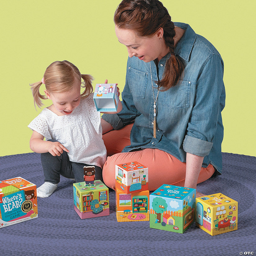 Where's Bear? Hide and Find Stacking Game for Toddlers by Peaceable Ki ...