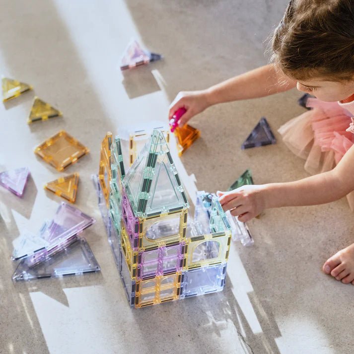 Imagimags 108pc Palatial Magnetic Building Tiles Set – Timeless Toys