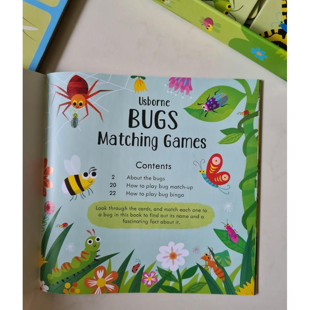 Usborne - Bugs Matching Game – Timeless Toys